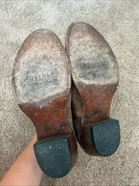 Shyanne | Shoes | Shyanne Brown Studded Western Ankle Boots | Poshmark